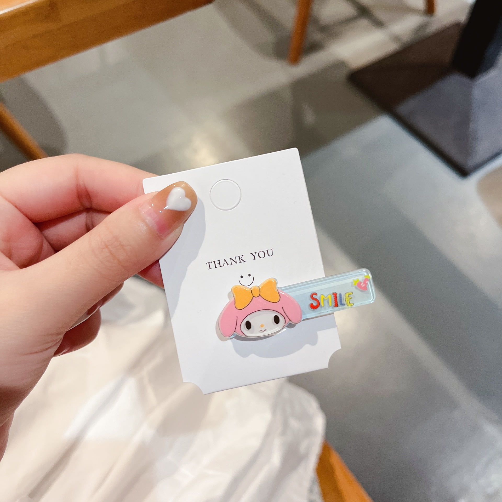 Kawaii Anime Hairpin Sanrioed My Melody Kuromi Cute Cartoon Hair Clips ...