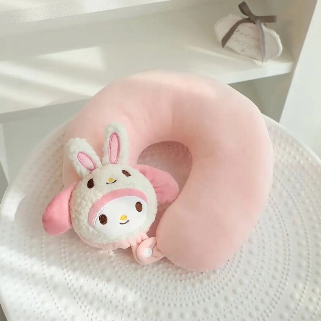 Kawaii Anime Sanrio Kuromi Cinnamoroll Car Neck Pillow Cushion Cute ...