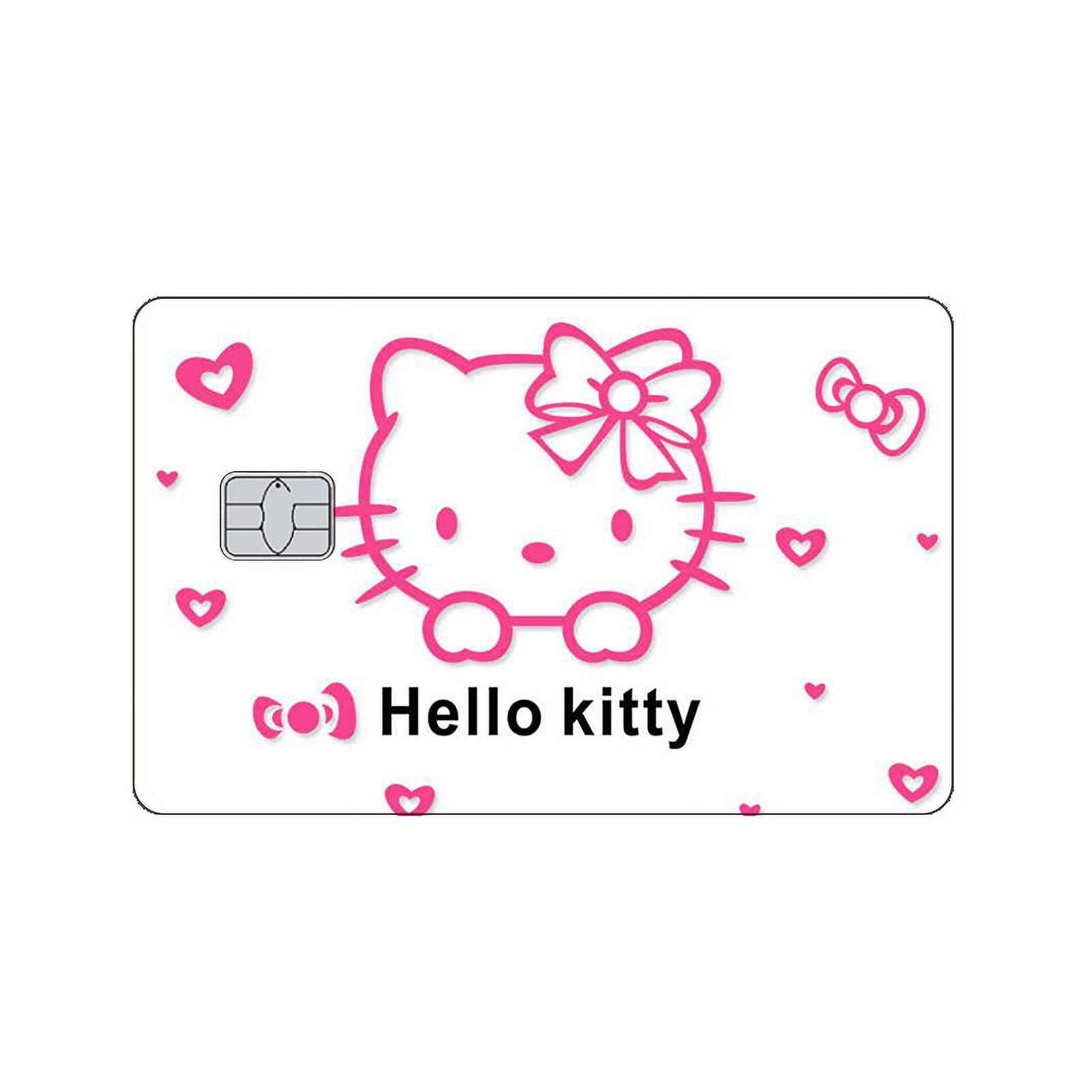 Kawaii Anime Sanrios Card Skin Stickers Fashion Kuromi Hello Kitty My ...
