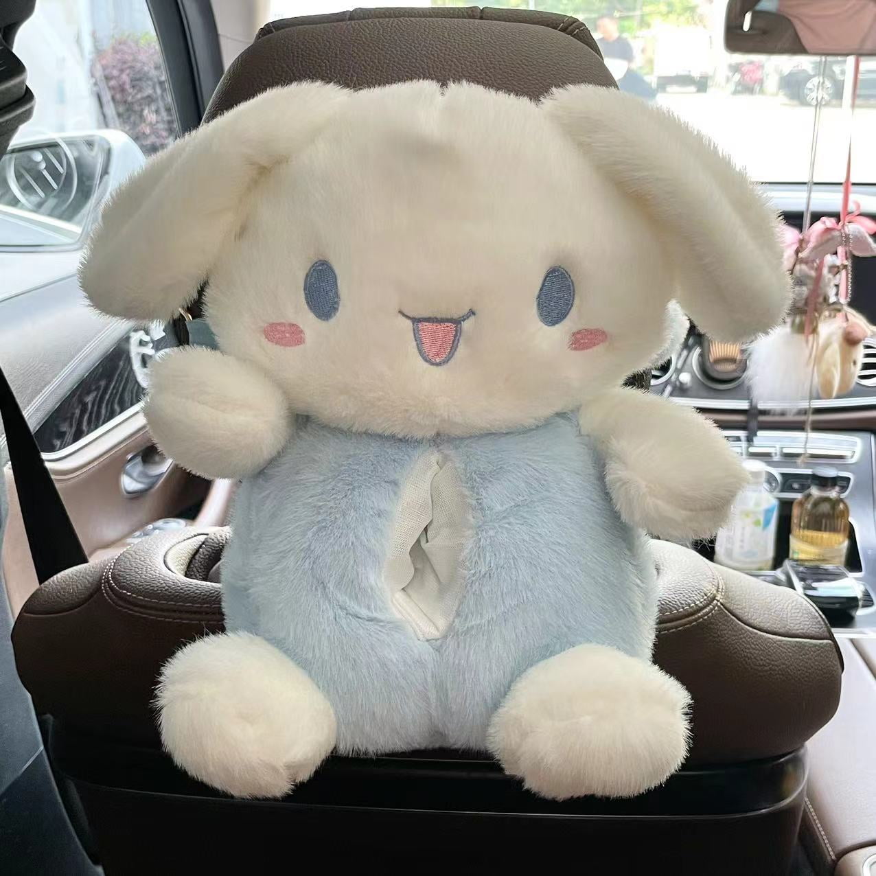 Kawaii Anime Tissue Boxes Kuromi My Melody Plush Car Backseat Hanging ...
