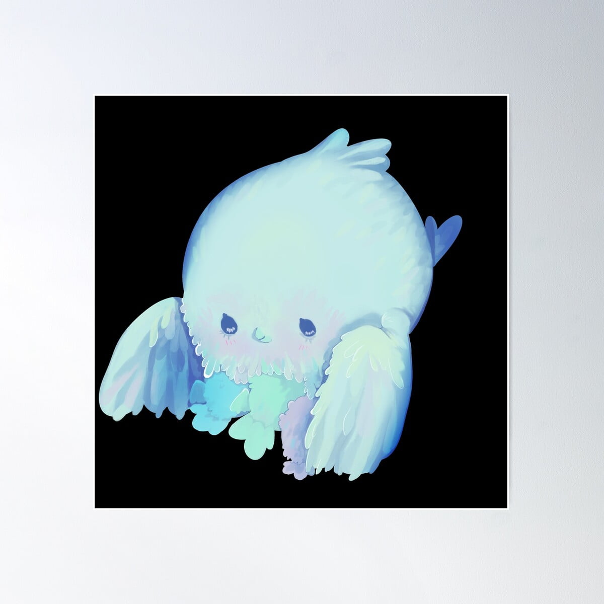 Kawaii Baby Birds Poster Wall Art, Modern Wall Decor For Living Room ...