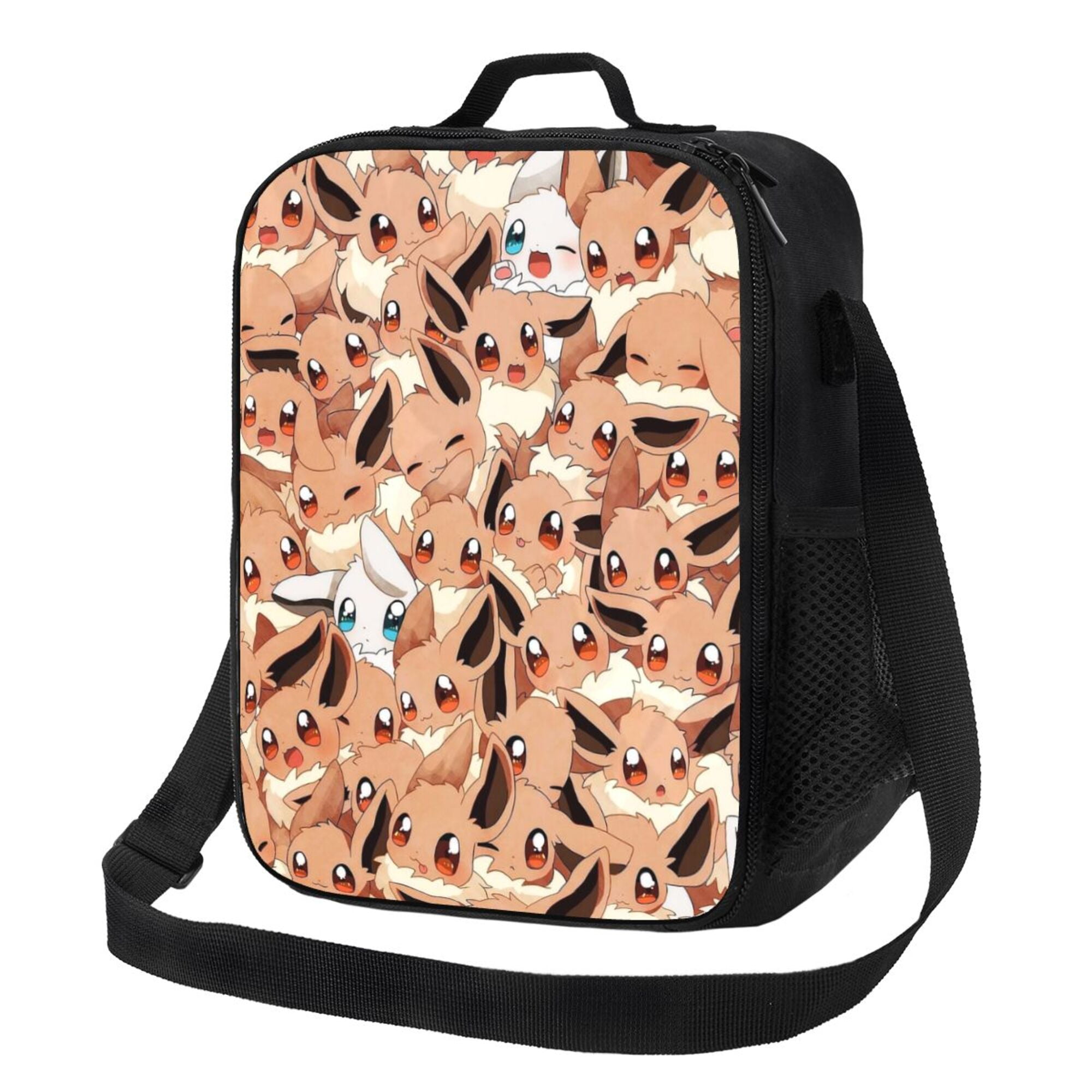 Kawaii Baby Eevee Lunch Bag Portable Tote Bag Insulated Lunch Box ...