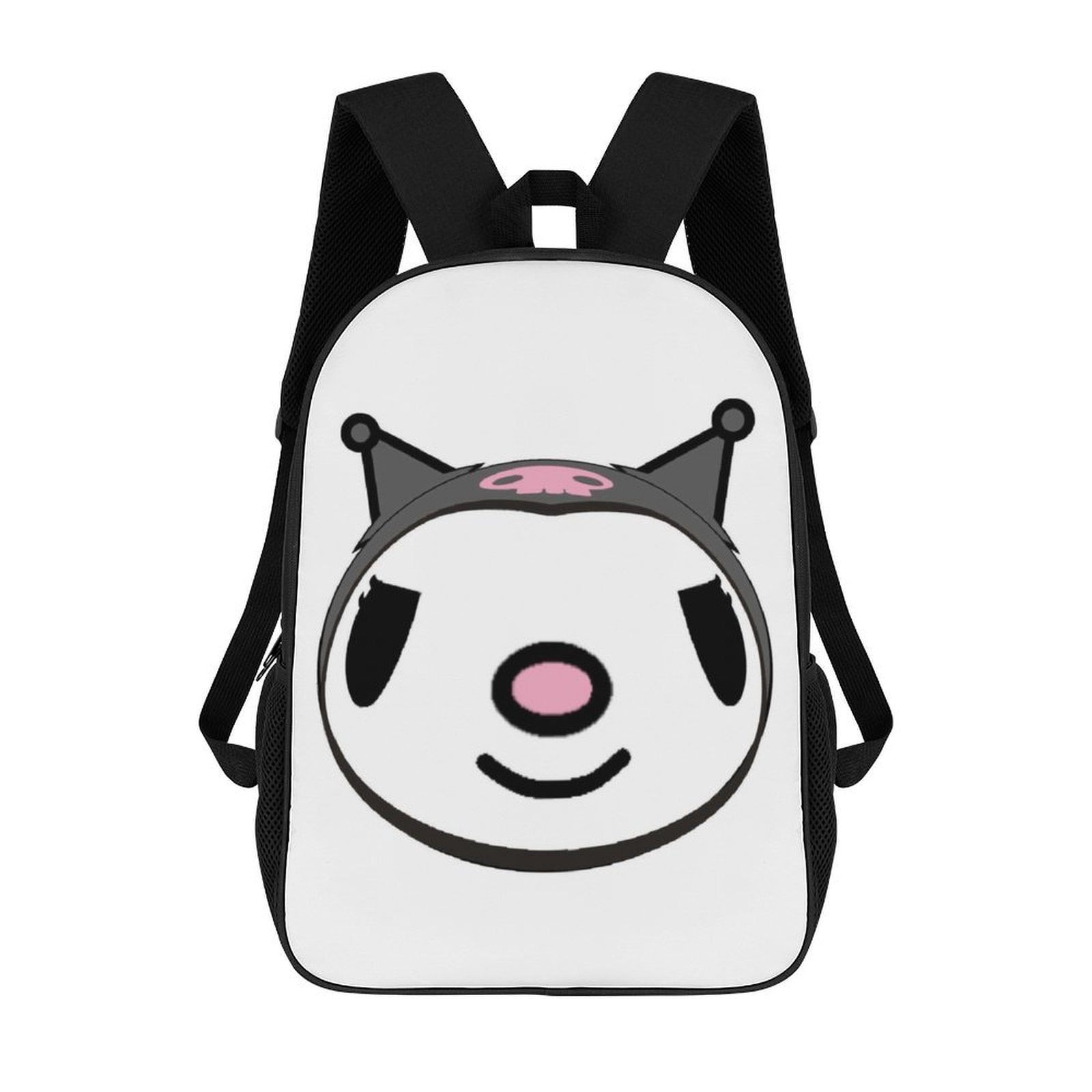 Kawaii Backpack Cute Kuromi Bag Anime Backpack Cartoon Bags Black ...