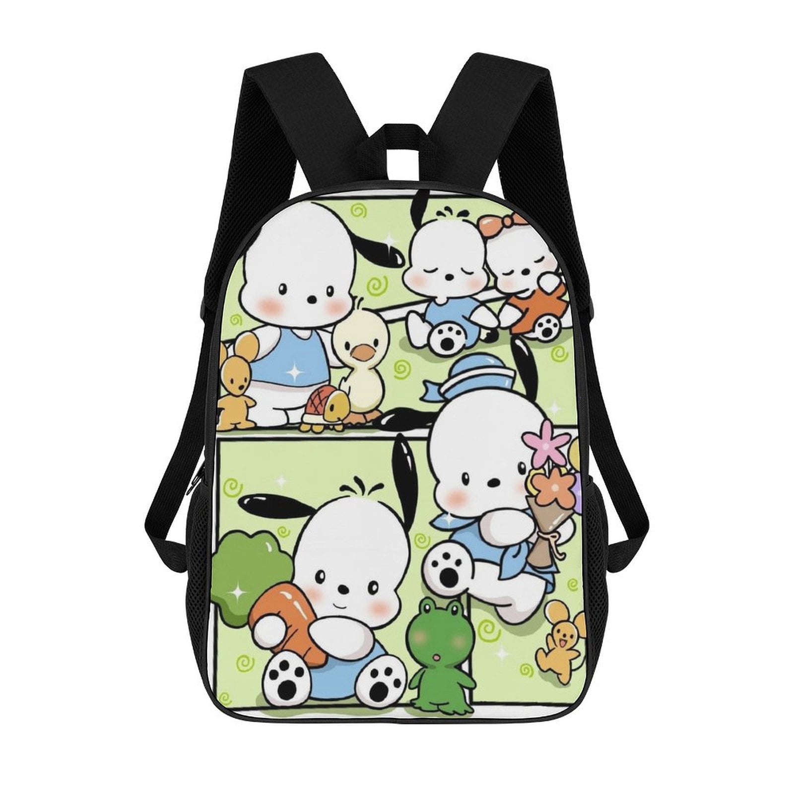 Kawaii Backpack Cute Plush Bag Anime Backpack Cartoon Bags Black Kuromi ...