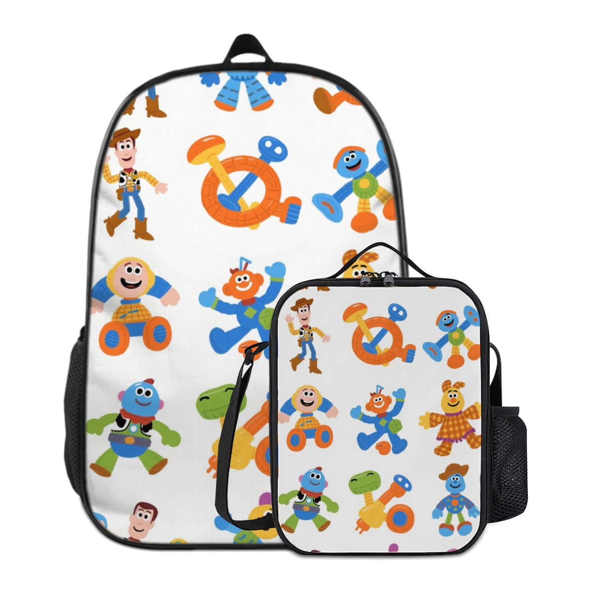 Kawaii Backpack Lunch Box Set School Bag Set cartoon backpack hand ...