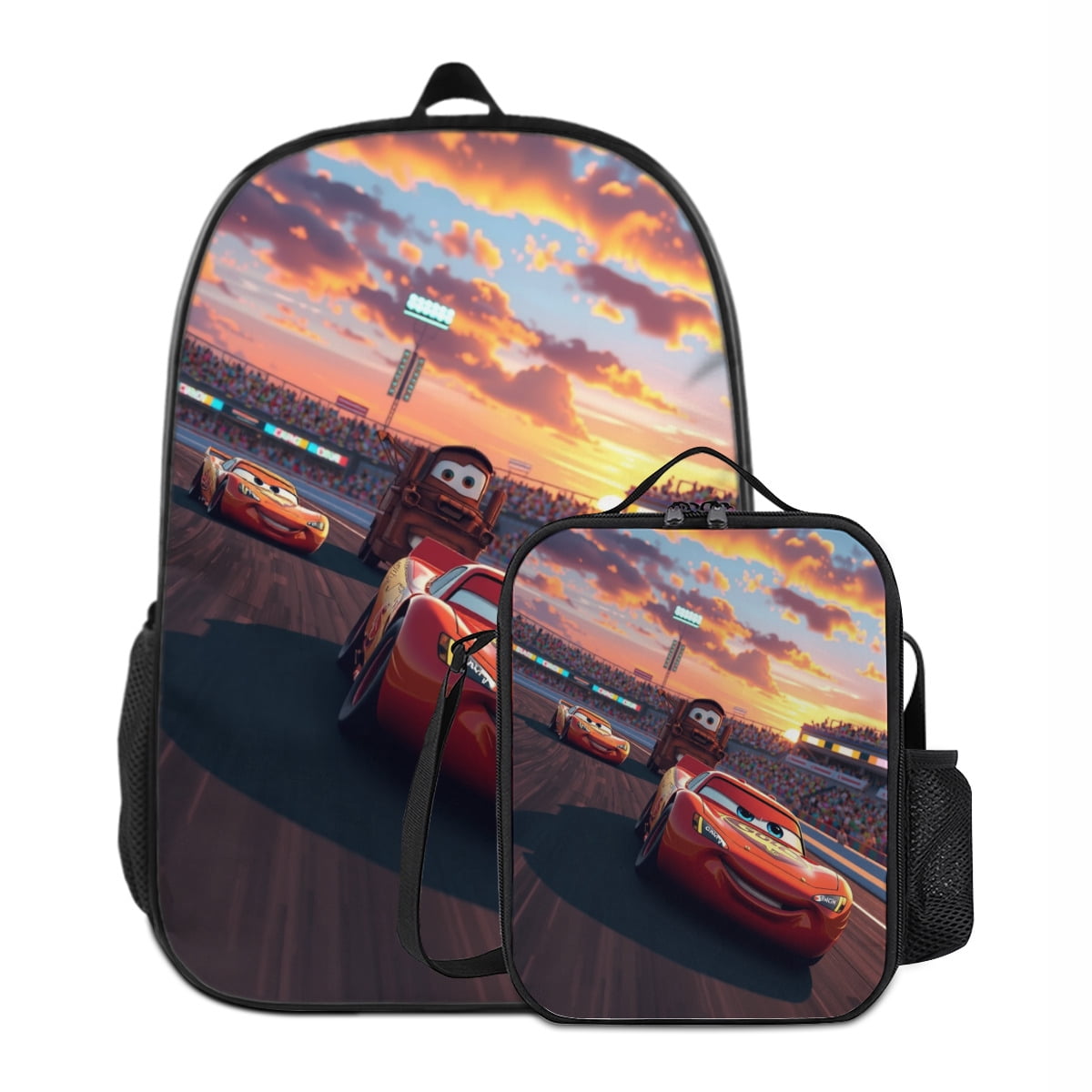 Kawaii Backpack Lunch Box Set School Bag Set cartoon backpack hand ...