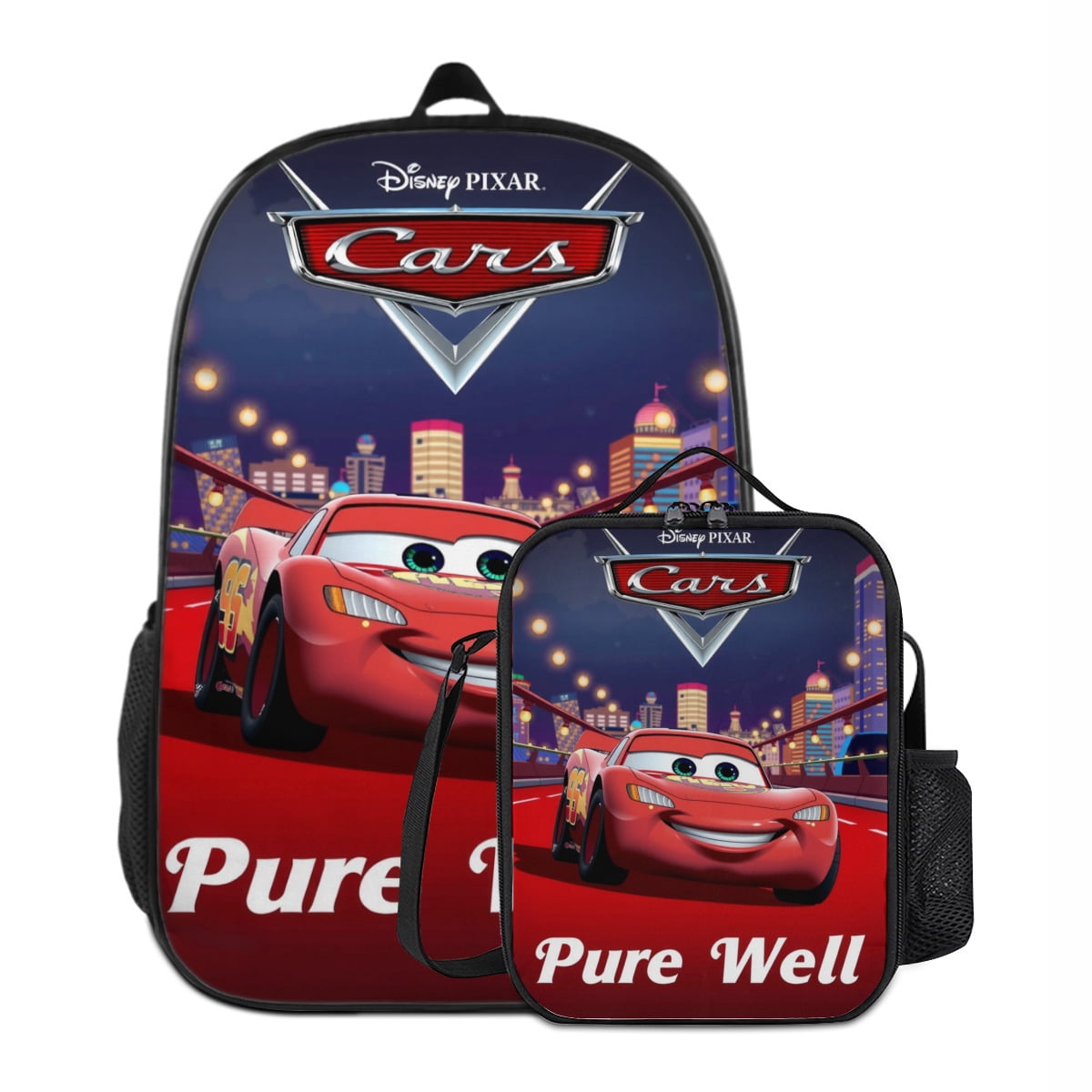 Kawaii Backpack Lunch Box Set School Bag Set cartoon backpack hand ...
