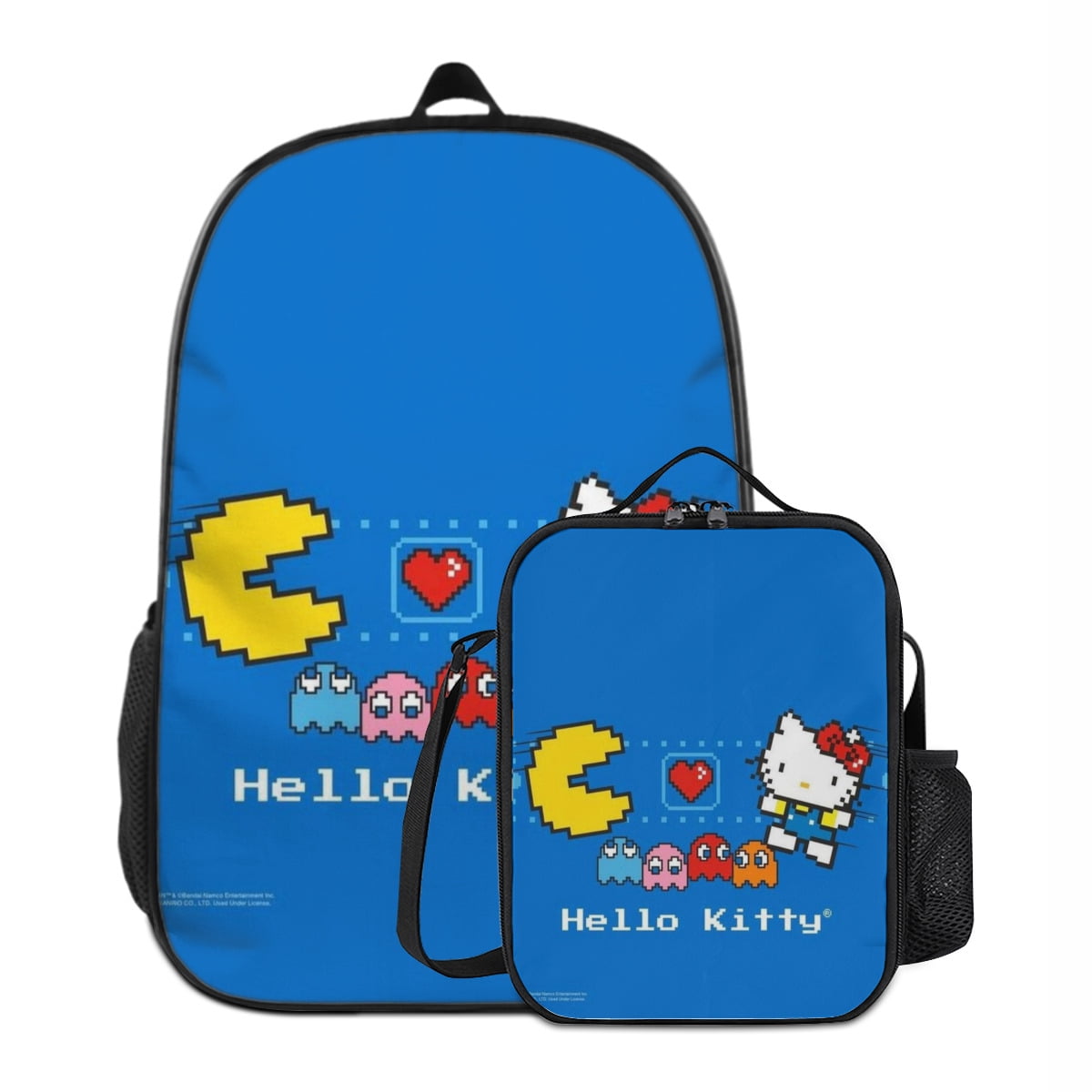 Kawaii Backpack Lunch Box Set School Bag Set cartoon backpack hand ...
