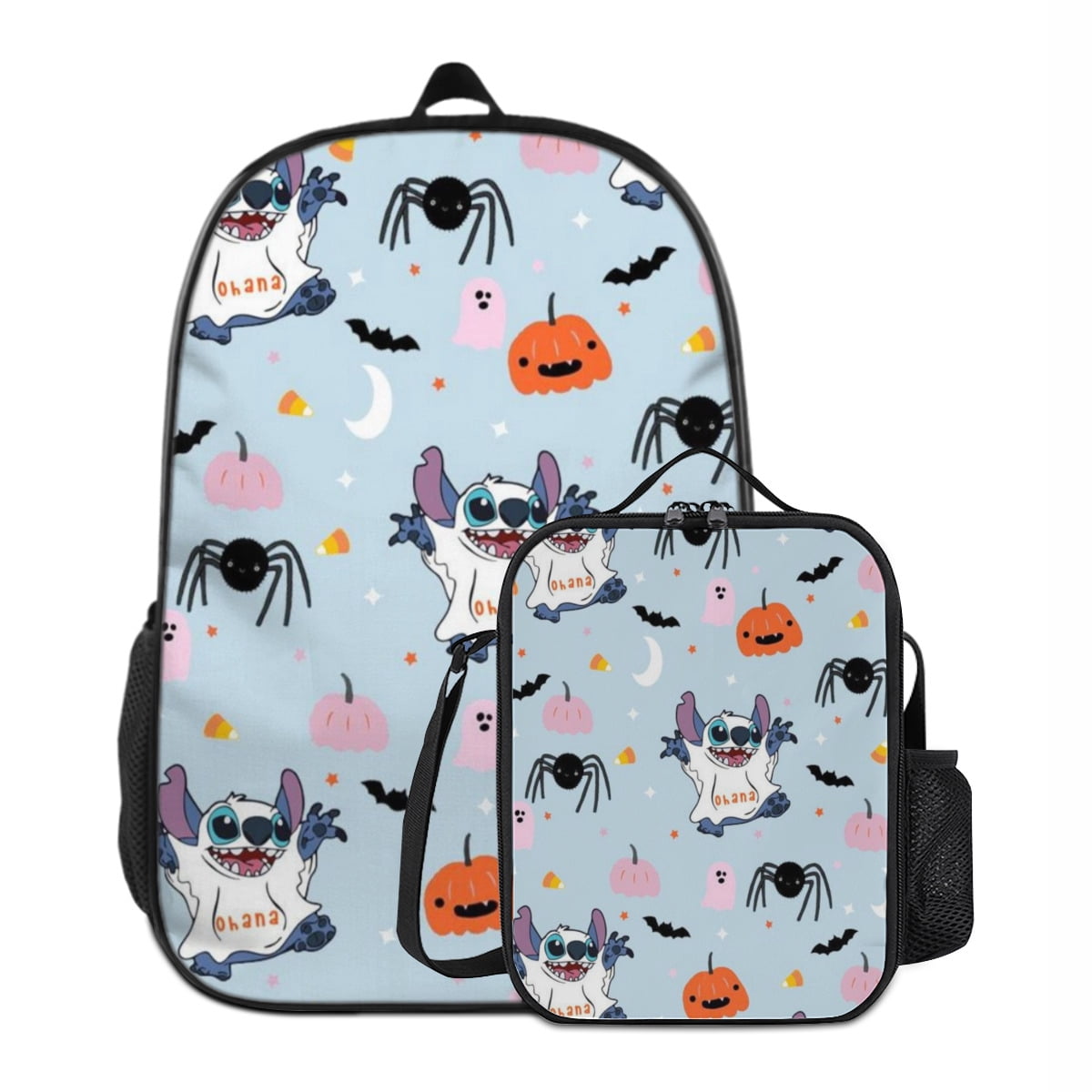 Kawaii Backpack Lunch Box Set School Bag Set cartoon backpack hand ...