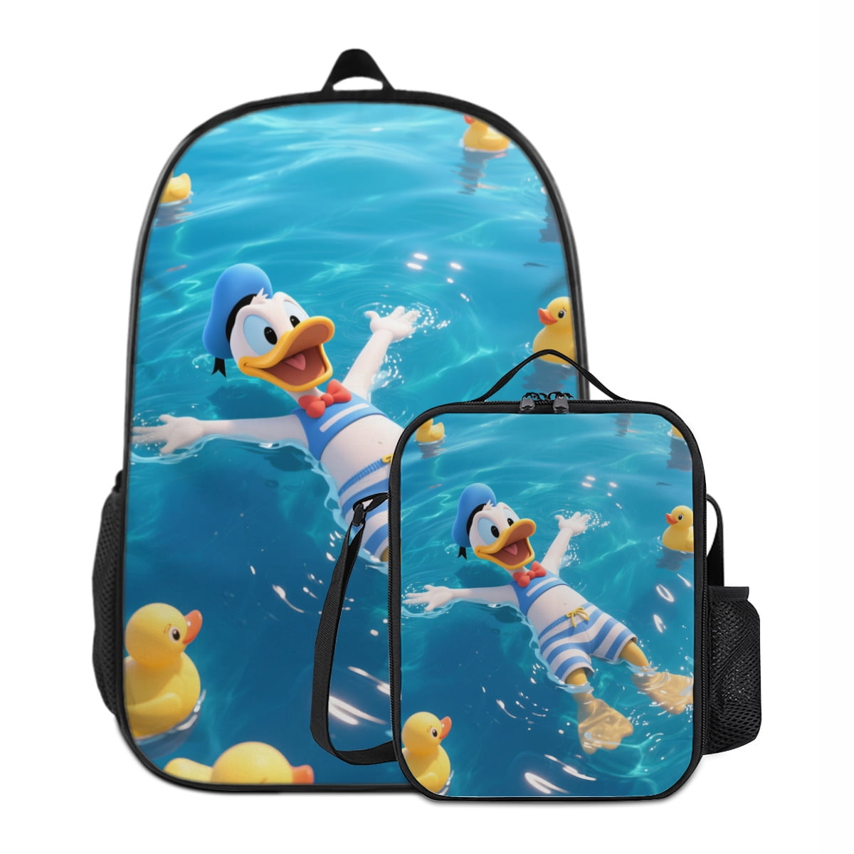 Kawaii Backpack Lunch Box Set School Bag Set cartoon backpack hand ...