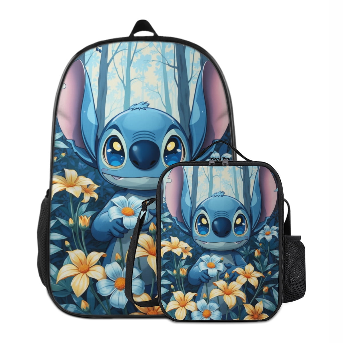 Kawaii Backpack Lunch Box Set School Bag Set cartoon backpack hand ...