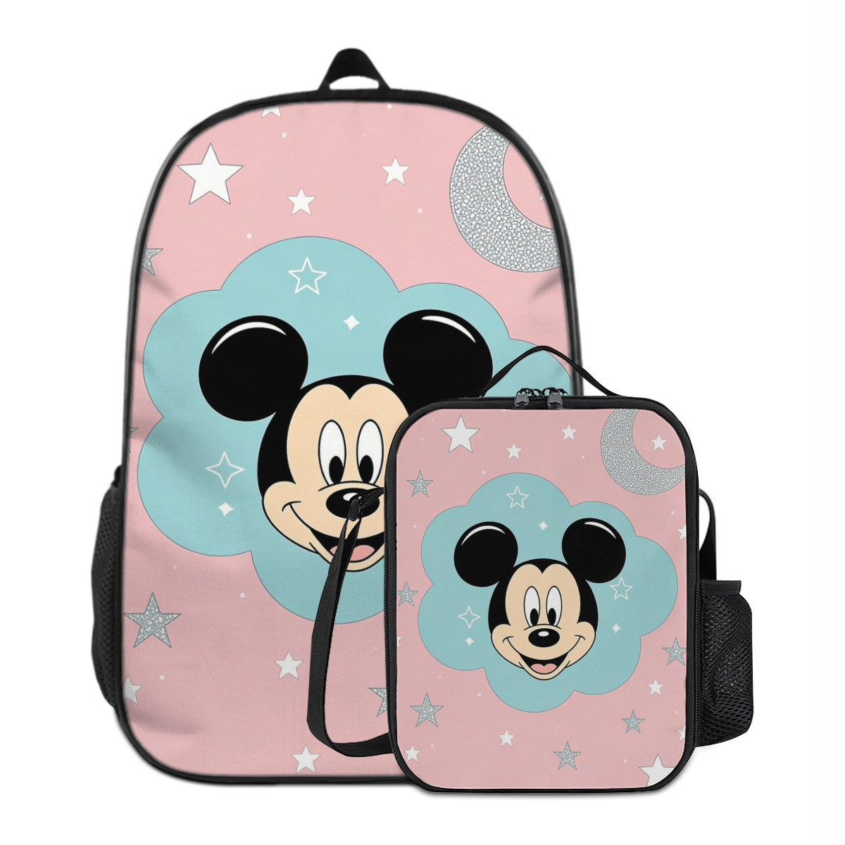 Kawaii Backpack Lunch Box Set School Bag Set cartoon backpack hand ...