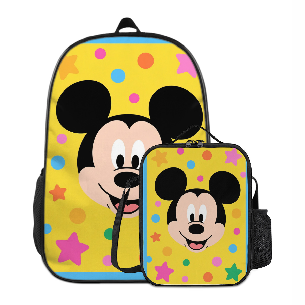 Kawaii Backpack Lunch Box Set School Bag Set cartoon backpack hand ...