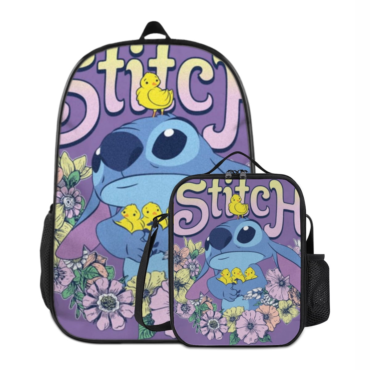 Kawaii Backpack Lunch Box Set School Bag Set cartoon backpack hand ...