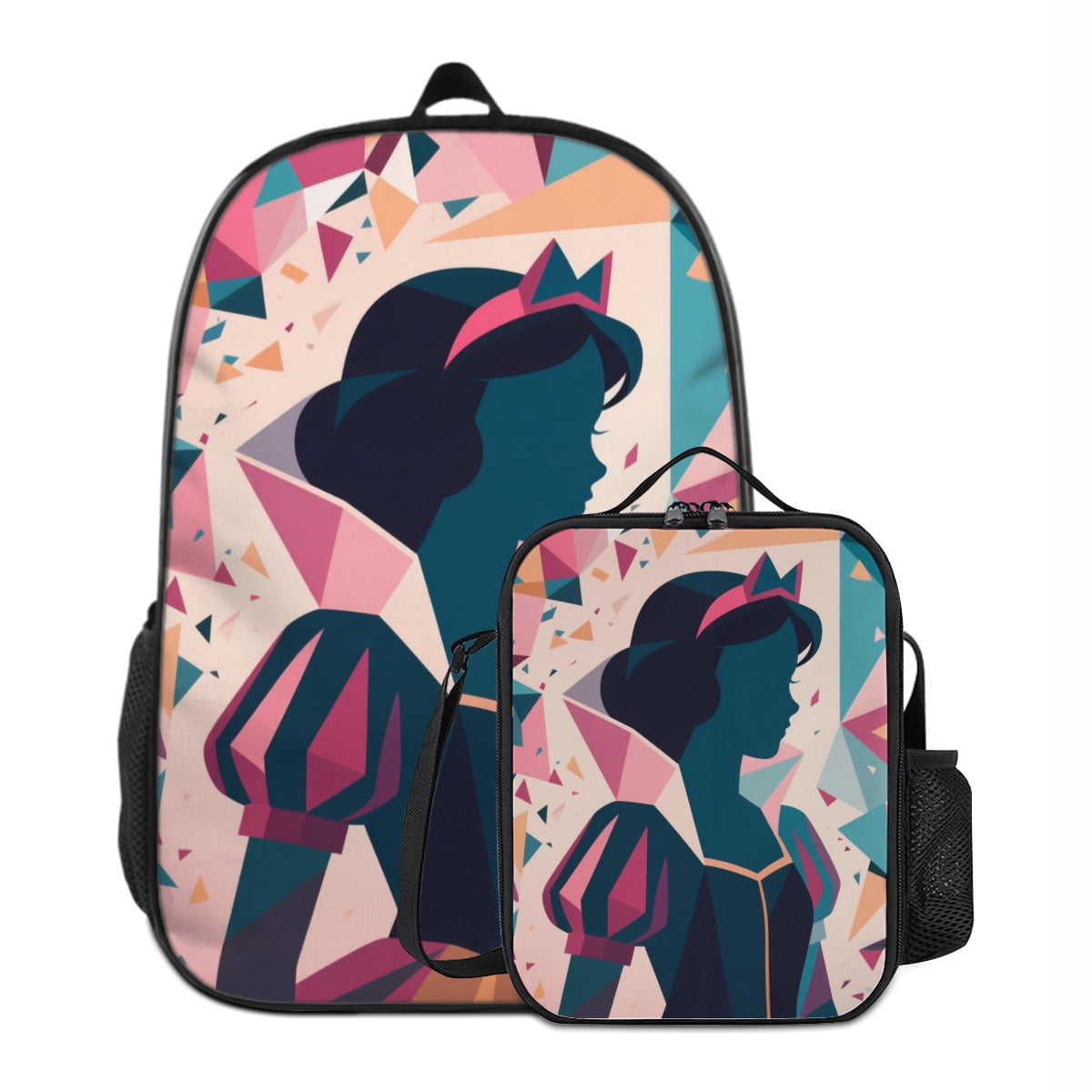 Kawaii Backpack Lunch Box Set School Bag Set cartoon backpack hand ...