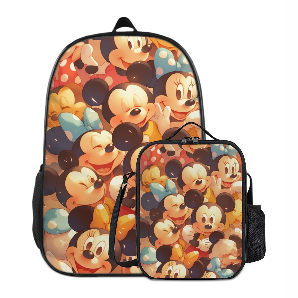 Kawaii Backpack Lunch Box Set School Bag Set cartoon backpack hand ...