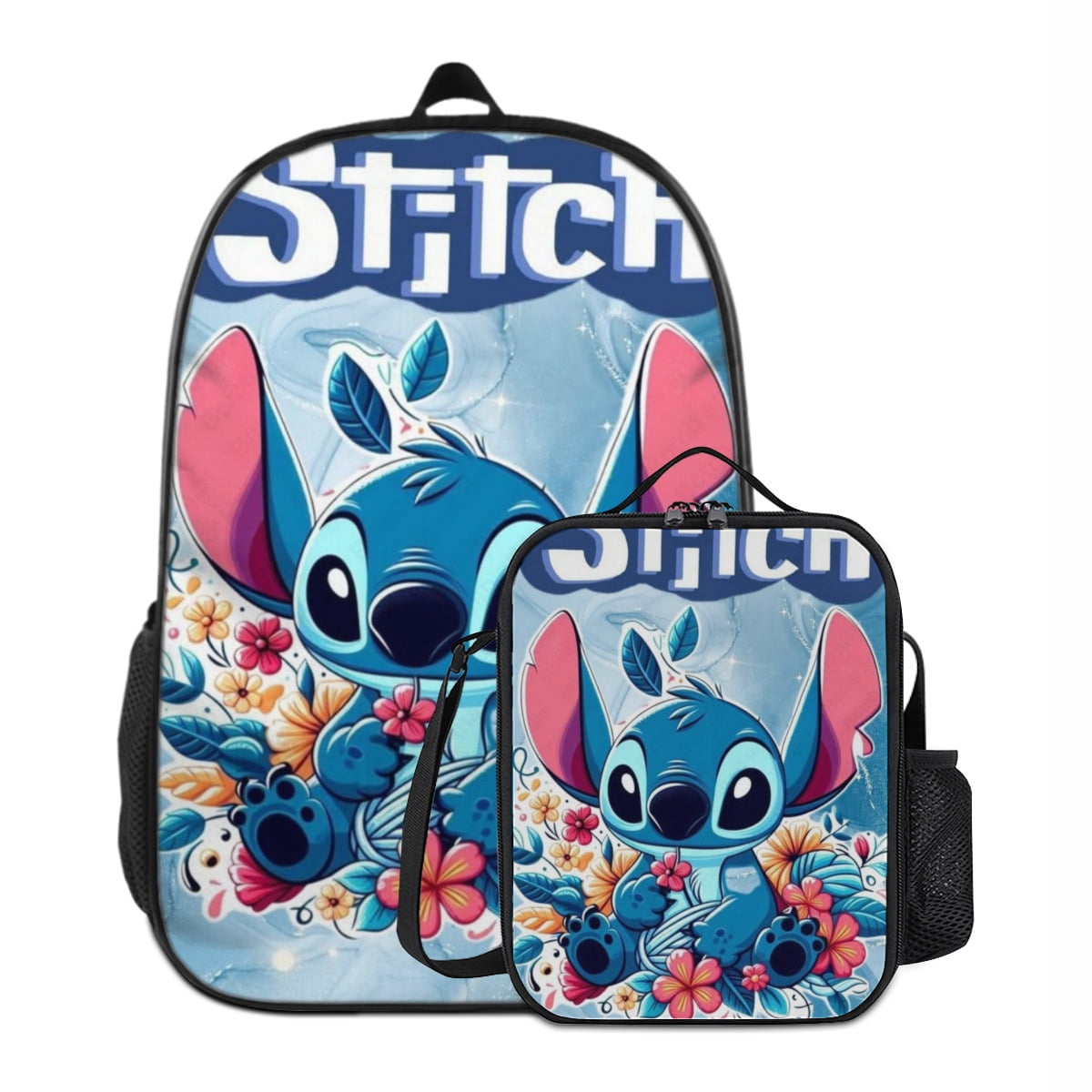 Kawaii Backpack Lunch Box Set School Bag Set cartoon backpack hand ...