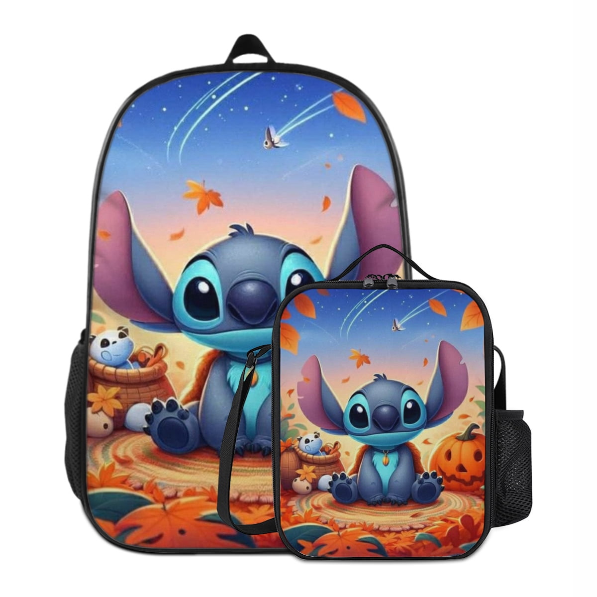 Kawaii Backpack Lunch Box Set School Bag Set cartoon backpack hand ...