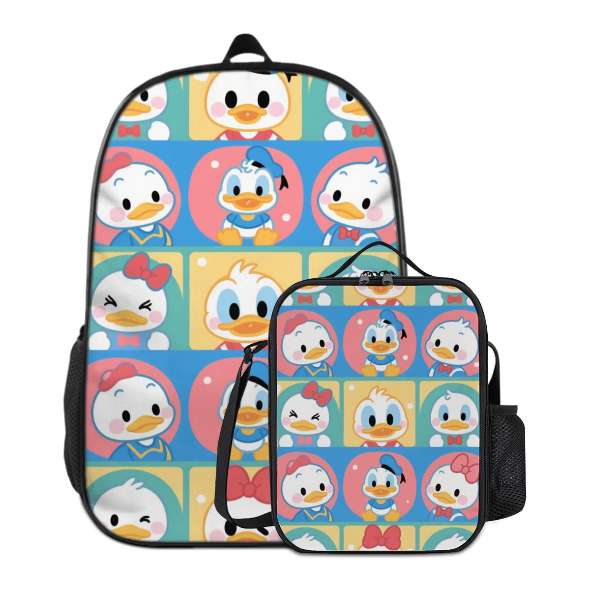 Kawaii Backpack Lunch Box Set School Bag Set cartoon backpack hand ...
