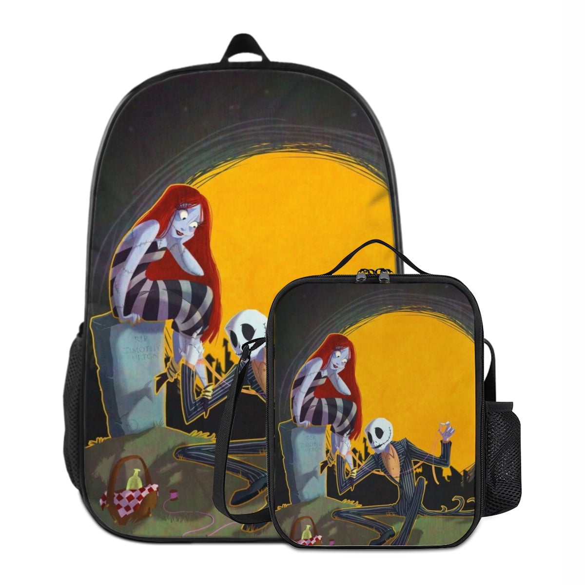 Kawaii Backpack Lunch Box Set School Bag Set cartoon backpack hand ...