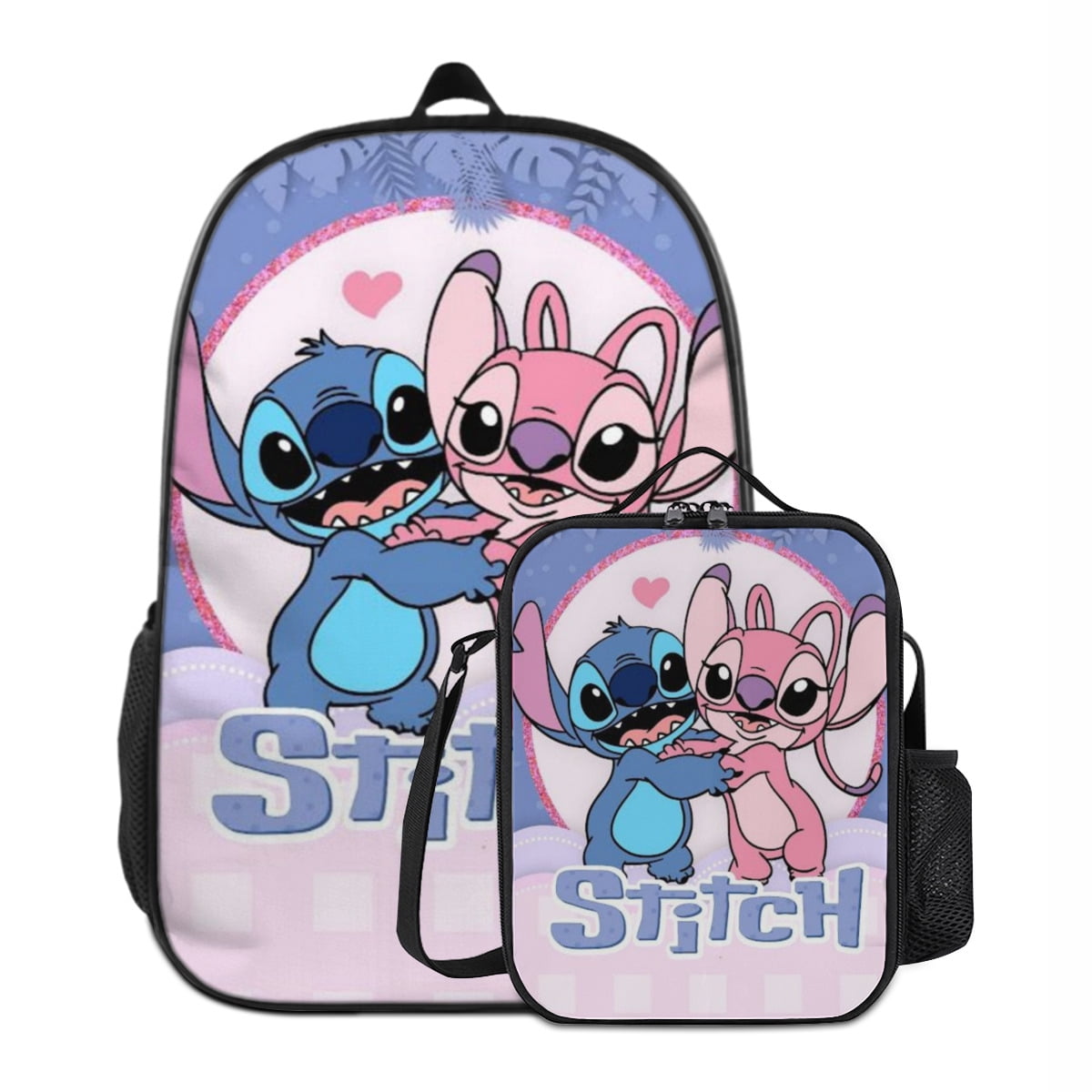 Kawaii Backpack Lunch Box Set School Bag Set cartoon backpack hand ...