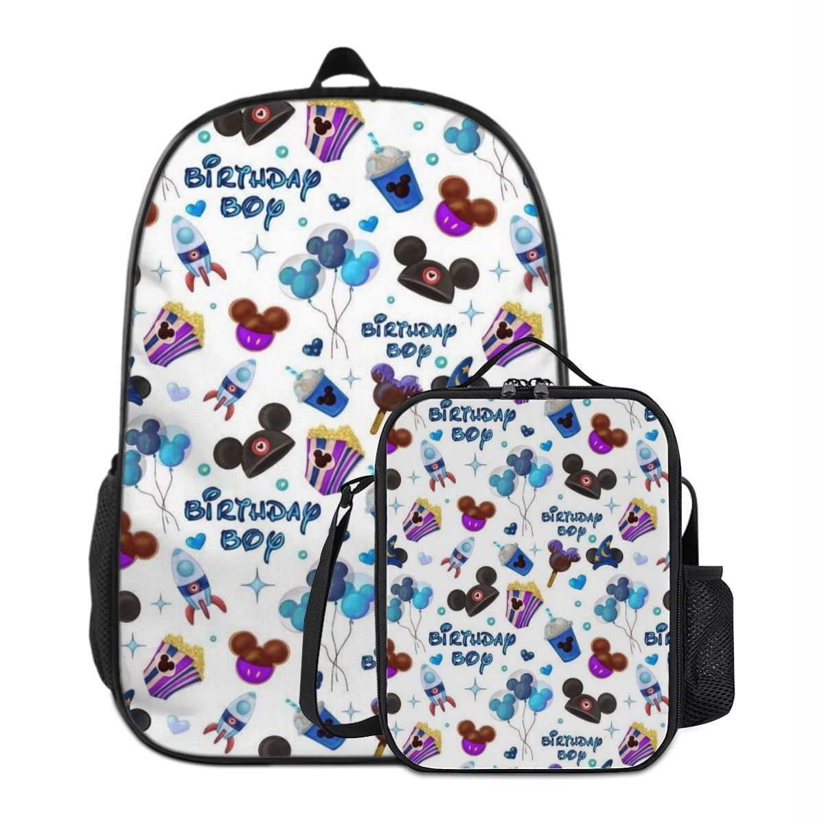 Kawaii Backpack Lunch Box Set School Bag Set cartoon backpack hand ...