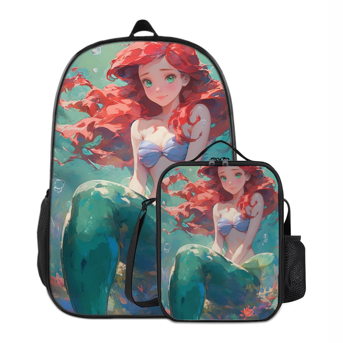 Kawaii Backpack Lunch Box Set School Bag Set cartoon backpack hand ...