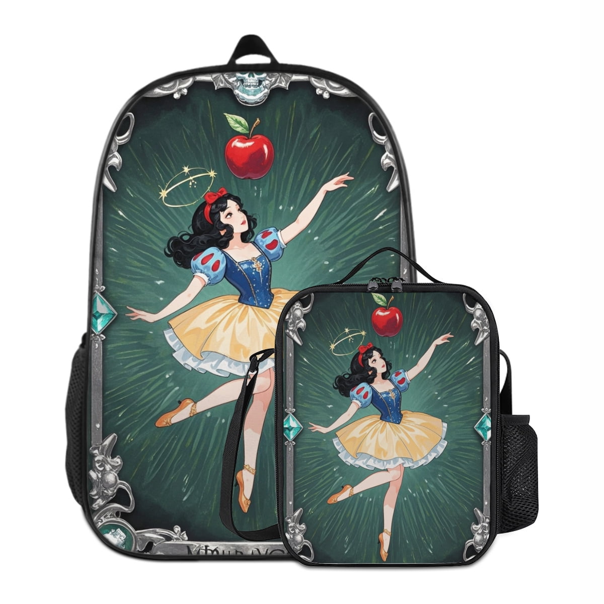 Kawaii Backpack Lunch Box Set School Bag Set cartoon backpack hand ...