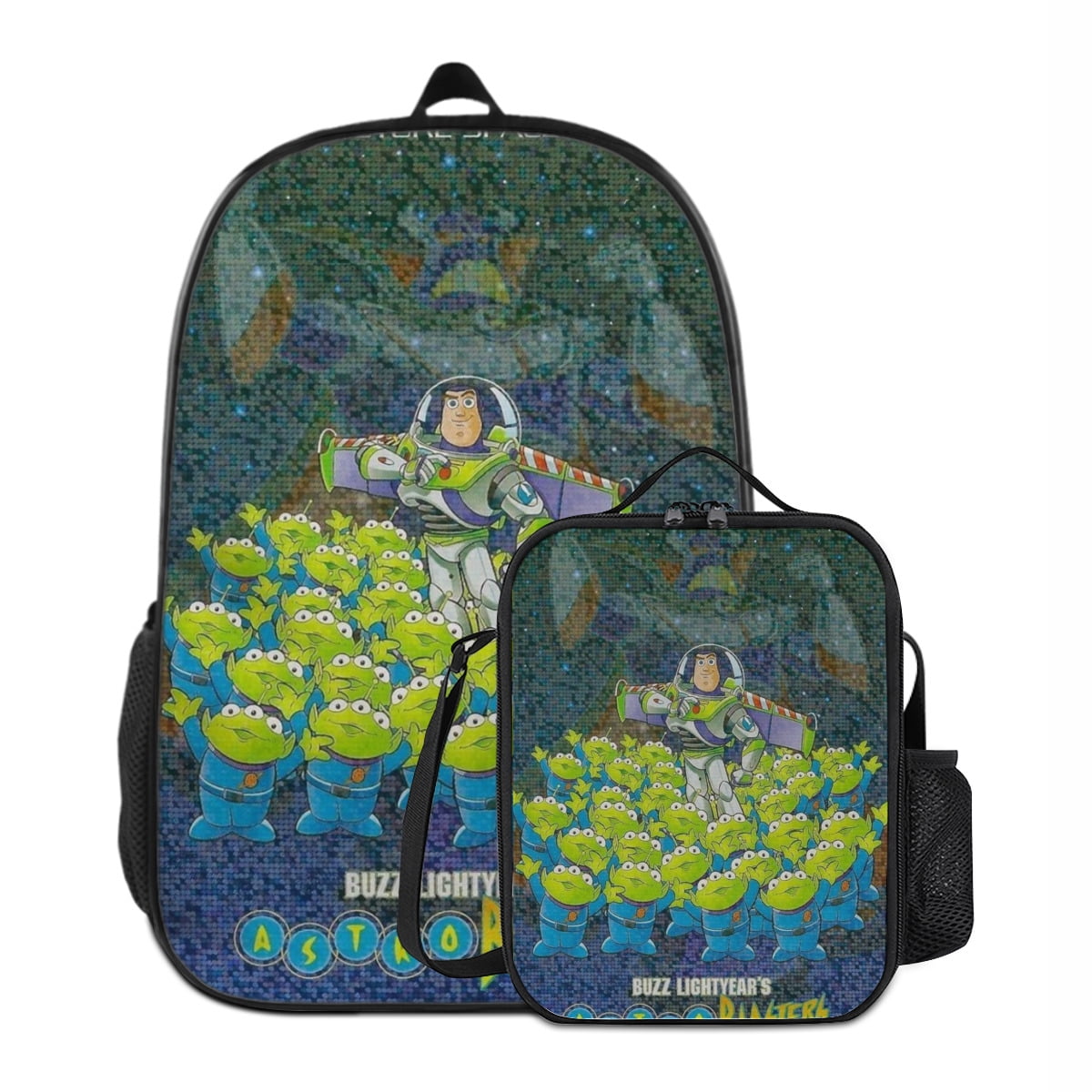 Kawaii Backpack Lunch Box Set School Bag Set cartoon backpack hand ...