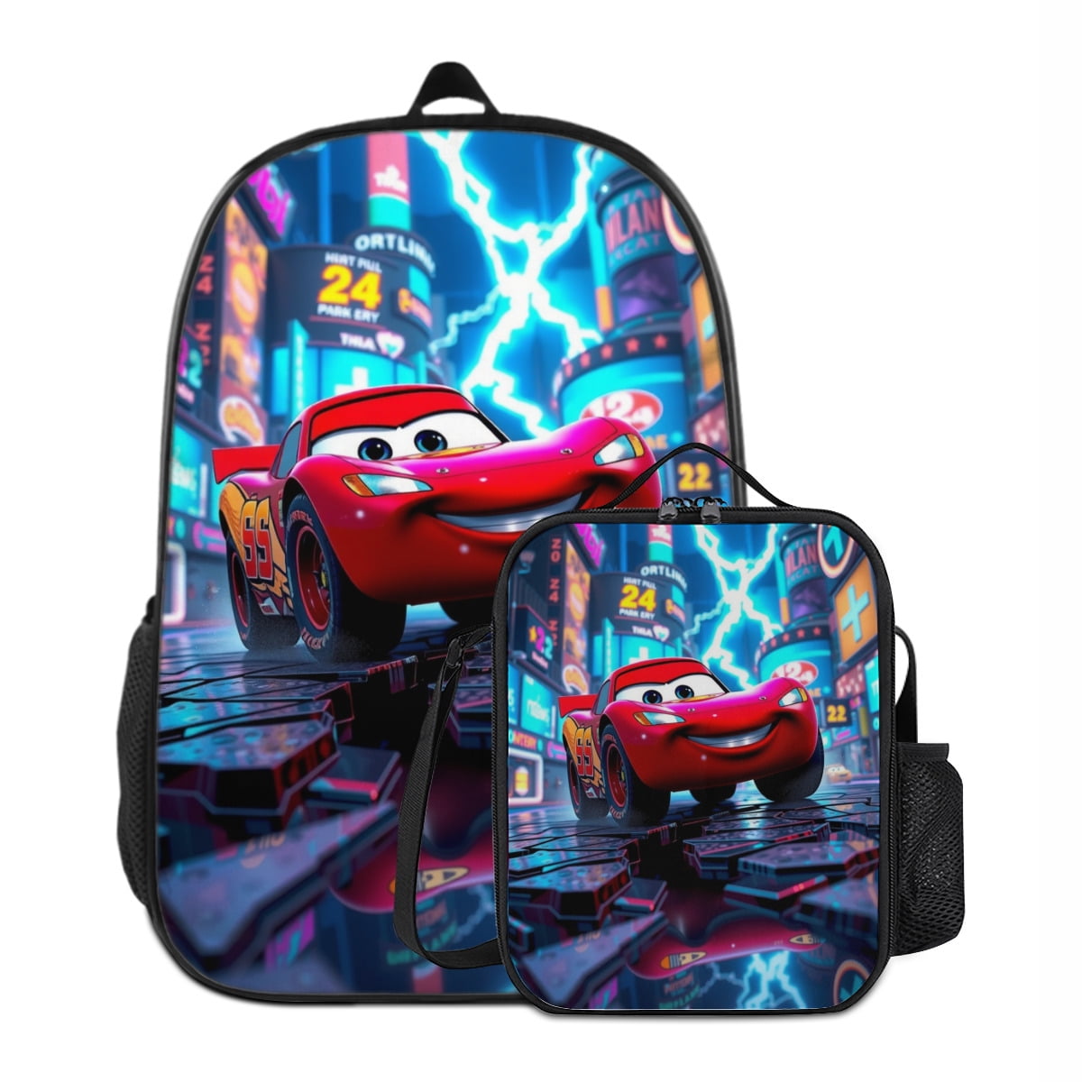 Kawaii Backpack Lunch Box Set School Bag Set cartoon backpack hand ...