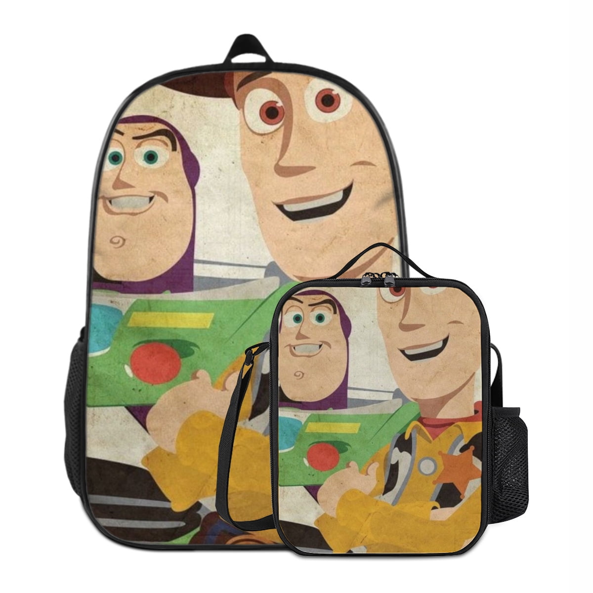 Kawaii Backpack Lunch Box Set School Bag Set cartoon backpack hand ...