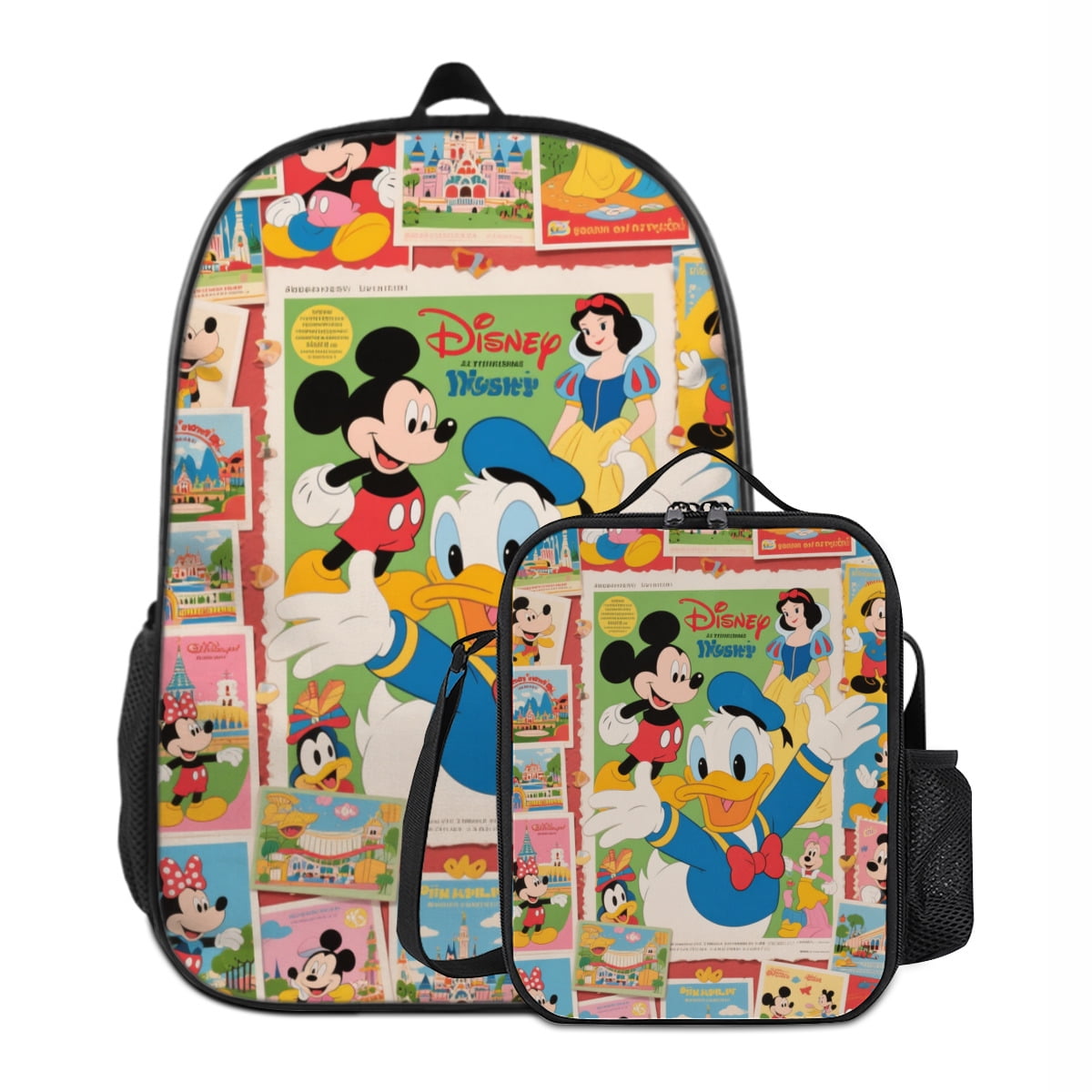 Kawaii Backpack Lunch Box Set School Bag Set cartoon backpack hand ...