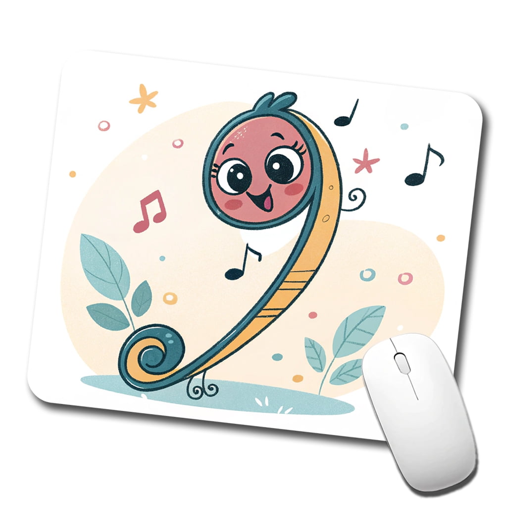 Kawaii Bass Music Cute Mouse Pad Low Profile Gaming Mat - Walmart.com