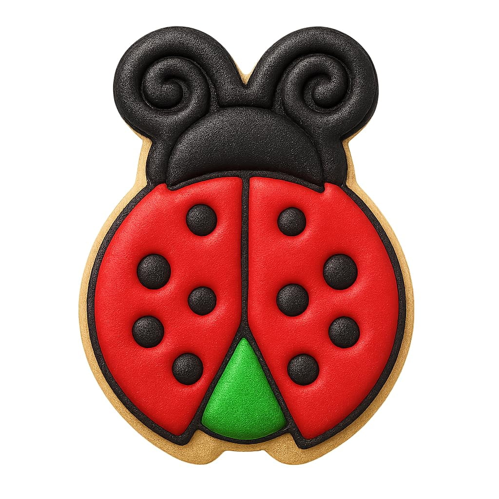 Kawaii Beetle Bug Cookie Cutter - 4x2.96" Fun Baking Design Kit ...