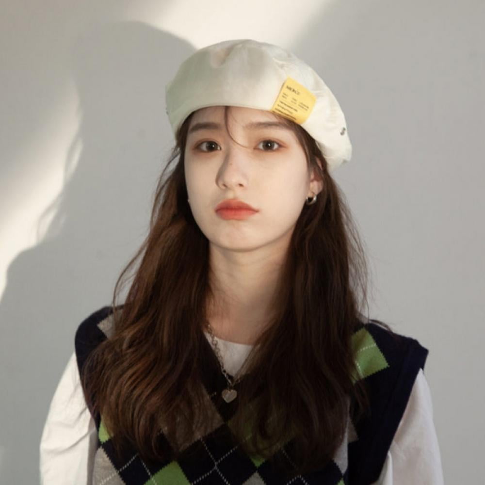 Kawaii Beret Spring Summer Women Chic Adjustable Beanie Hat Lightweight ...