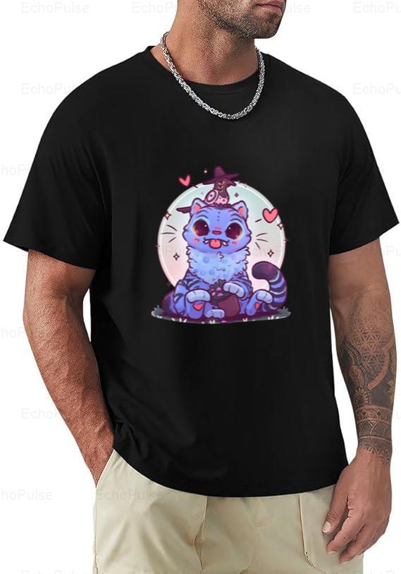 Kawaii Blue Tiger K-Pop Demon Hunters Cute Animal Fan Merch Unisex T ...