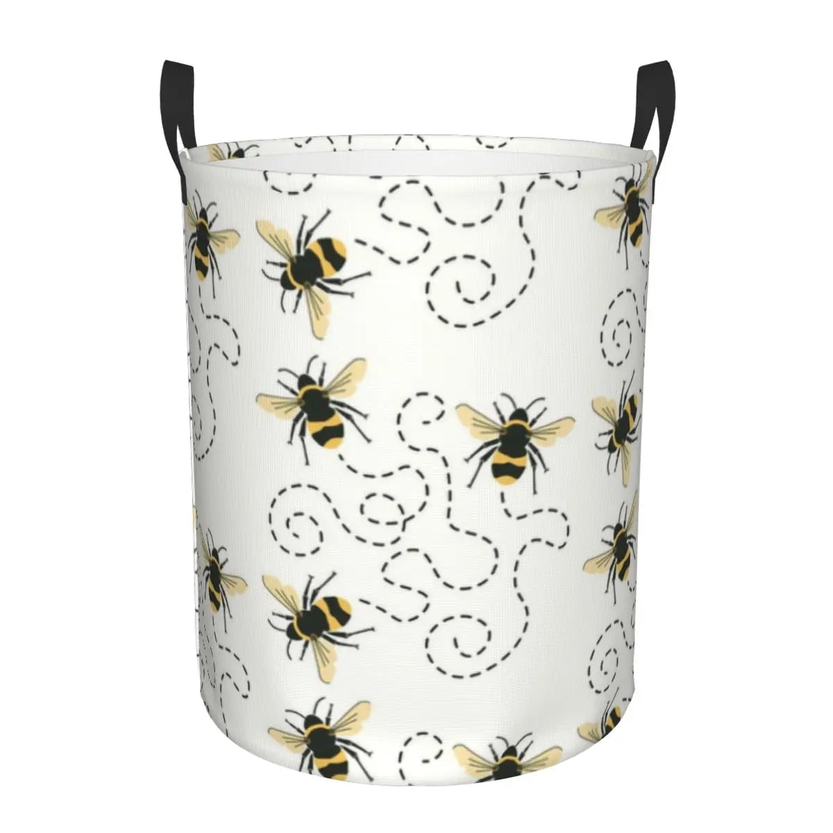 Kawaii Bumblebee Laundry Hamper Large Storage Basket Honey Bee Boys Toy ...
