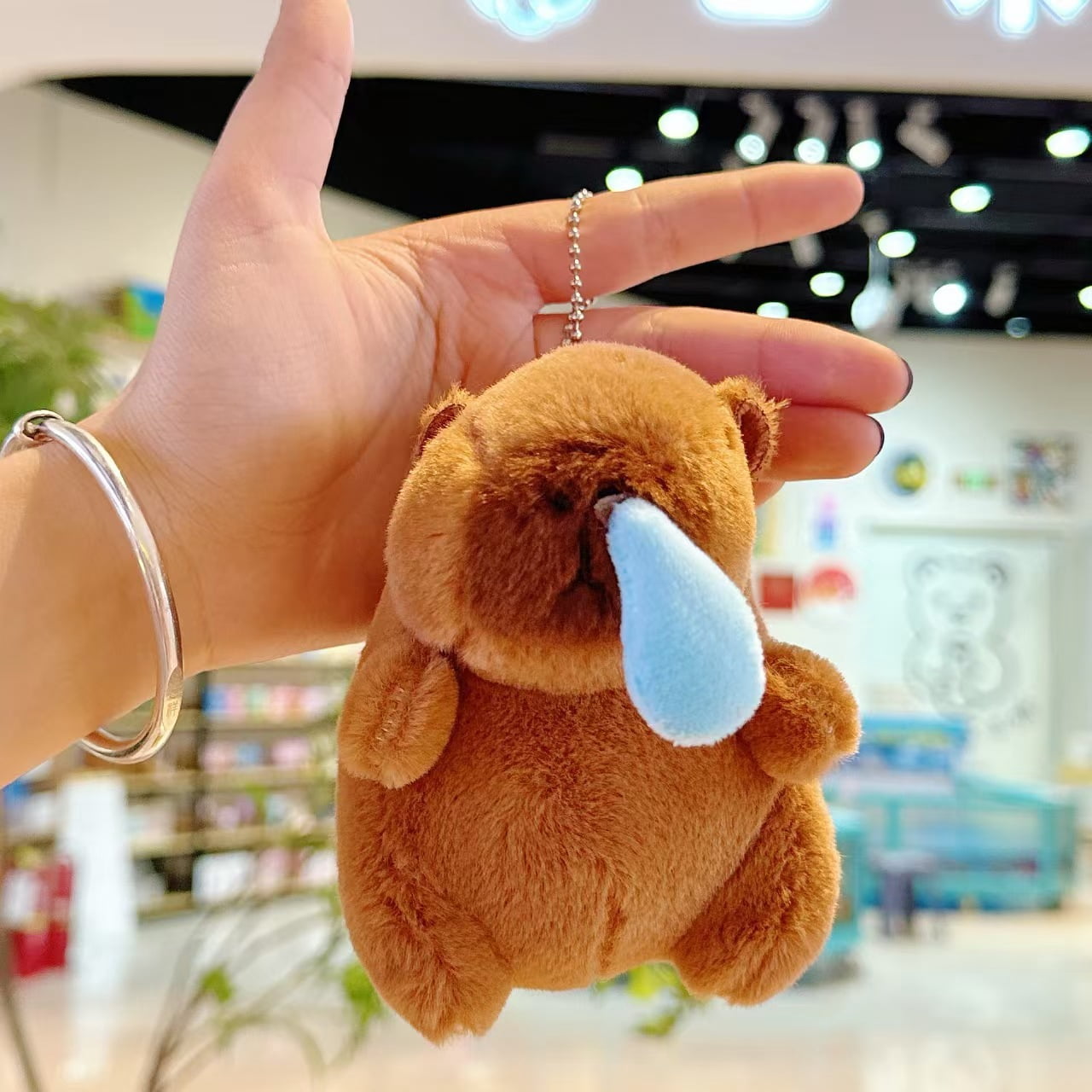 Kawaii Capybara Plush Simulation Animals With Stretchable Nasal Mucus ...