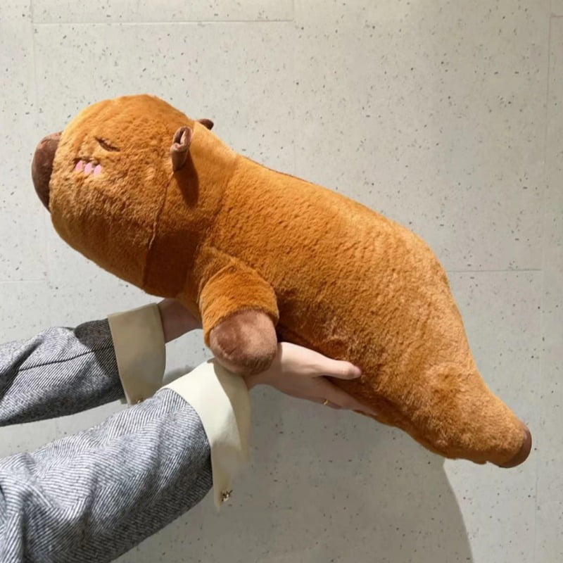 Kawaii Capybara Plush Toy Stuffed Capibara Fluffy Doll Long Sleep Soft ...