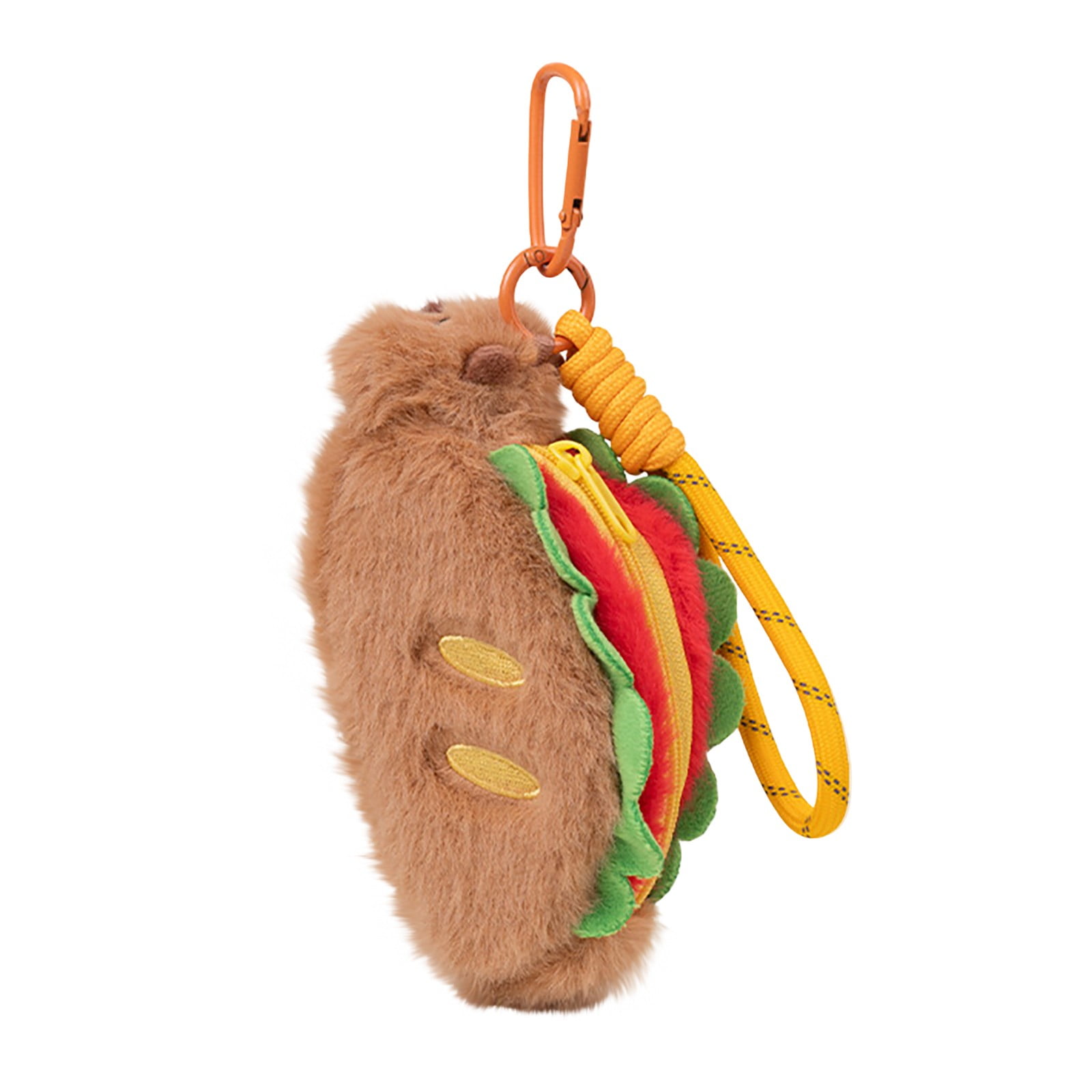 Kawaii Capybara Taco Style 5.91" Keychain Plush Toys, Cute Capybara ...