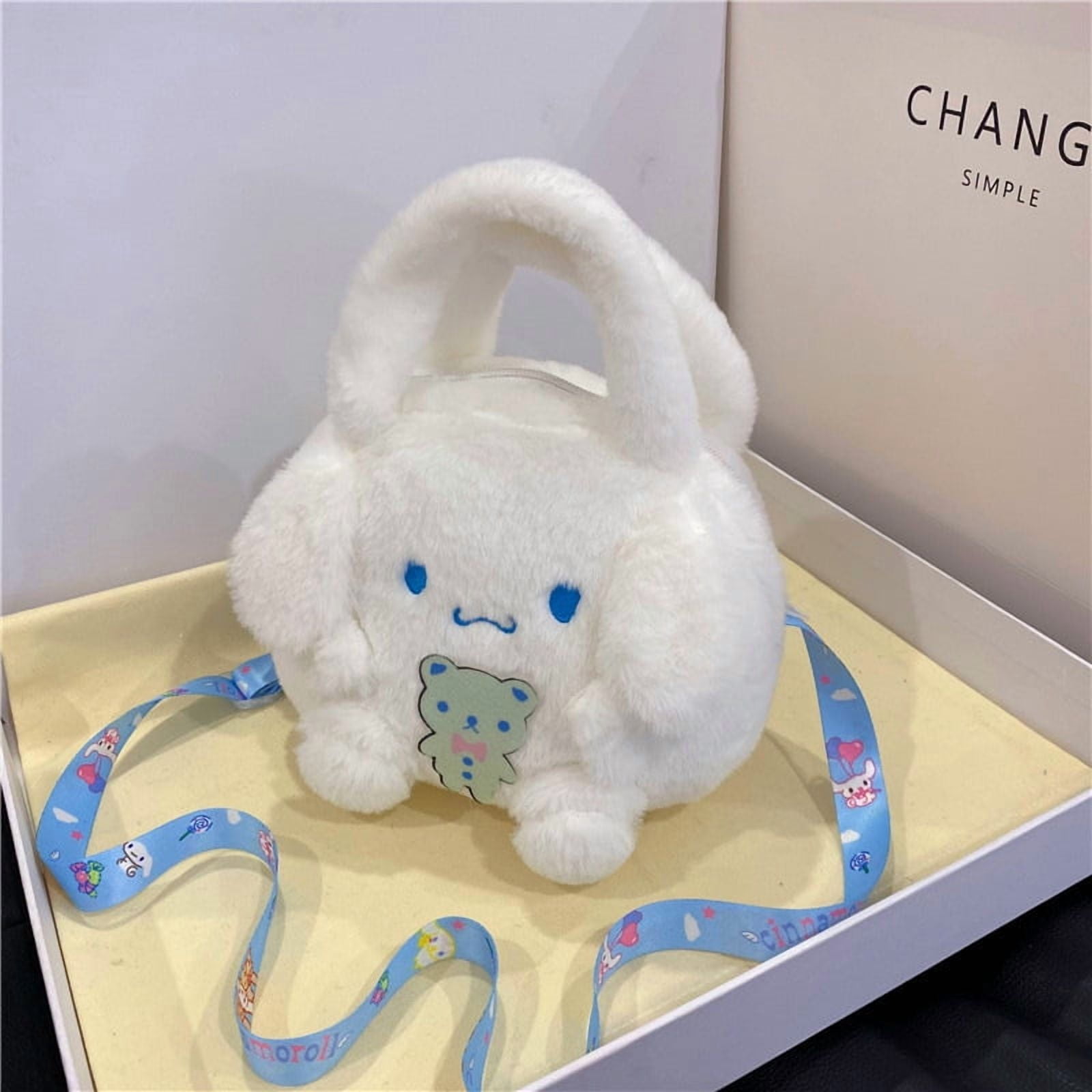 Kawaii Cartoon Cute Plush Purse Women's/Girls Crossbody Bag Shoulder ...