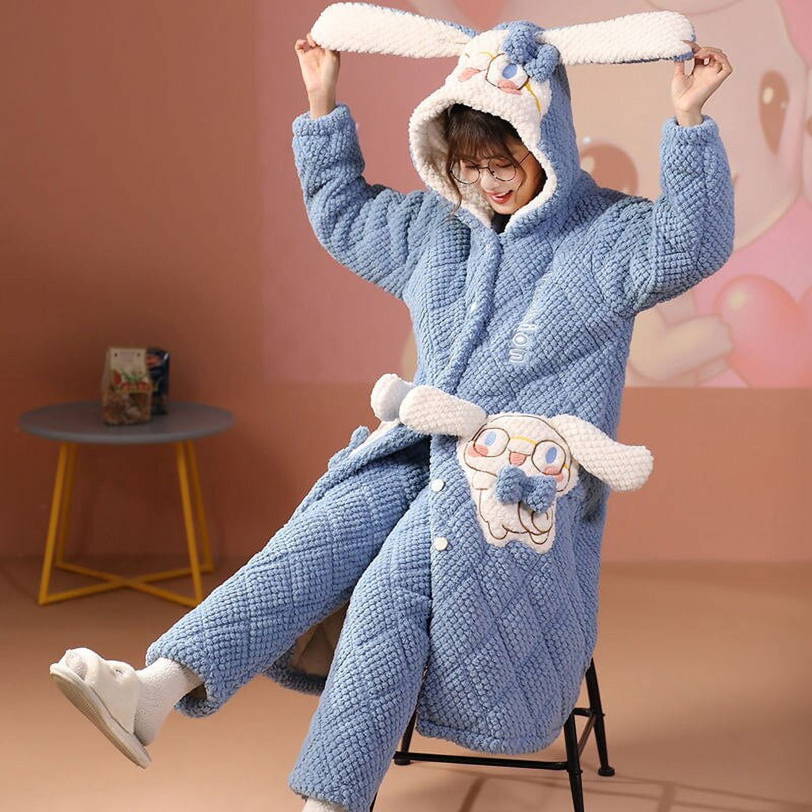 Kawaii Cartoon Sanrio Hello Kittyed Black Melody Cinnamonroll Pajamas ...