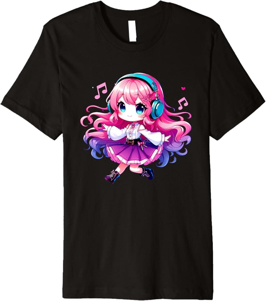 Kawaii Chibi Anime Girl Anime Merch Cute Japanese Shirt, Size 3Xl, Tee ...