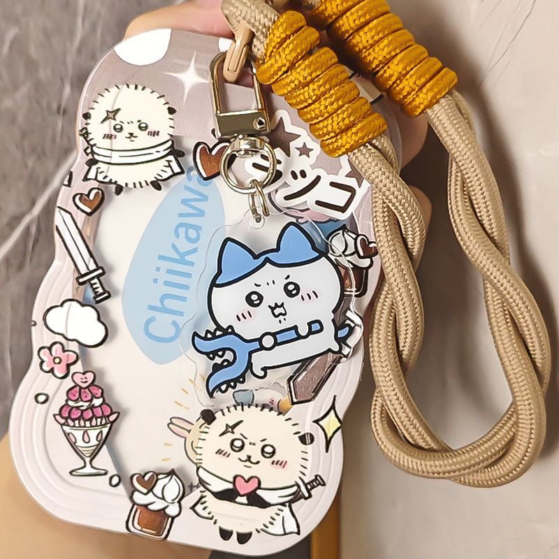 Kawaii Chiikawa Anime Peripherals Hachiware Usagi Cartoon Student Bus ...