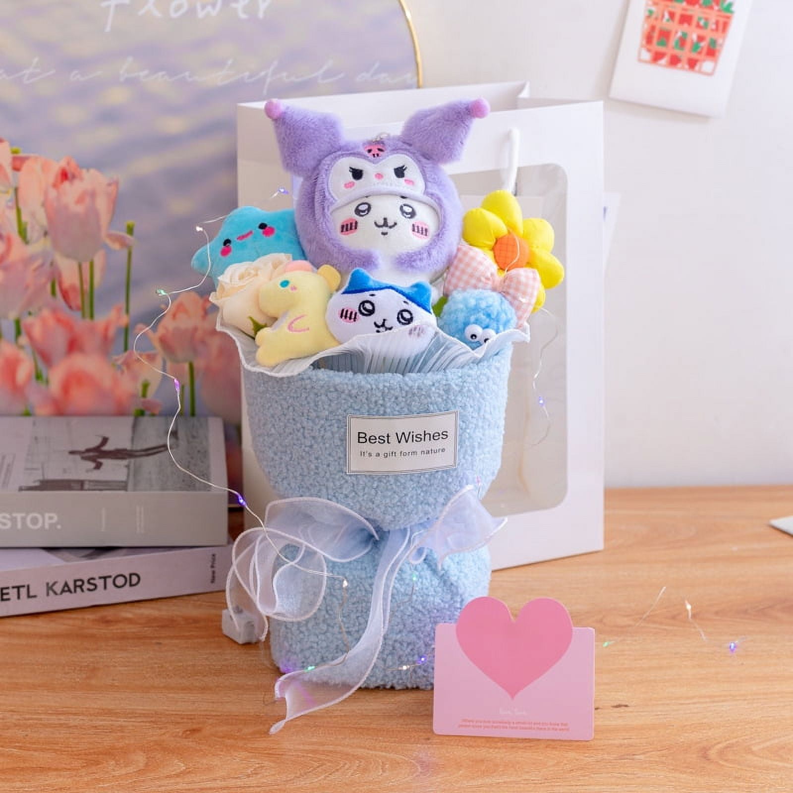 Kawaii Chiikawas Hachiware Usagi Bouquet Gift Cute Anime Peripheral ...
