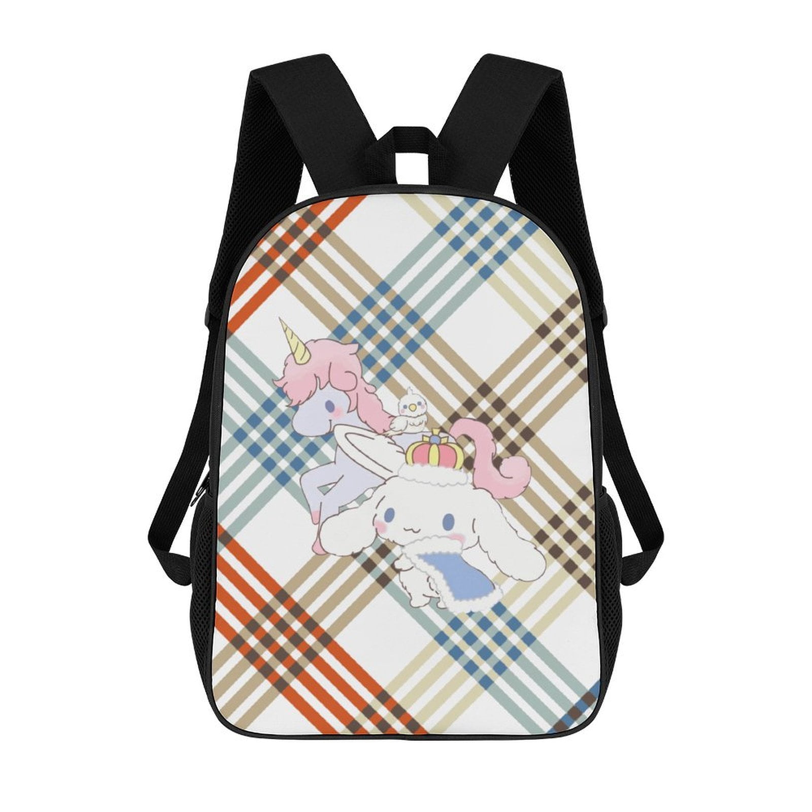 Kawaii Cinnamoroll Backpack Cute Anime Bag Cartoon Backpack Black Bags ...