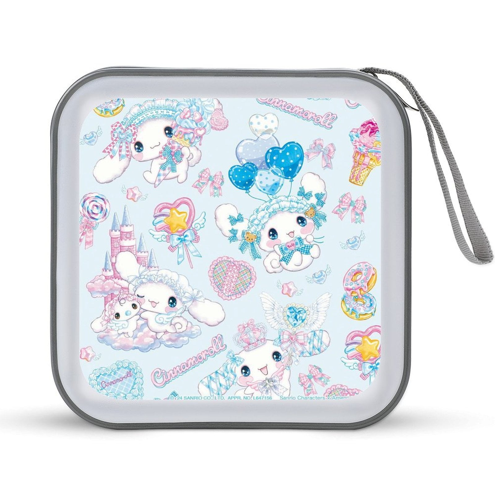 Kawaii Cinnamoroll CD Case, 40 Capacity VCD/DVD Case Holders Wallet ...