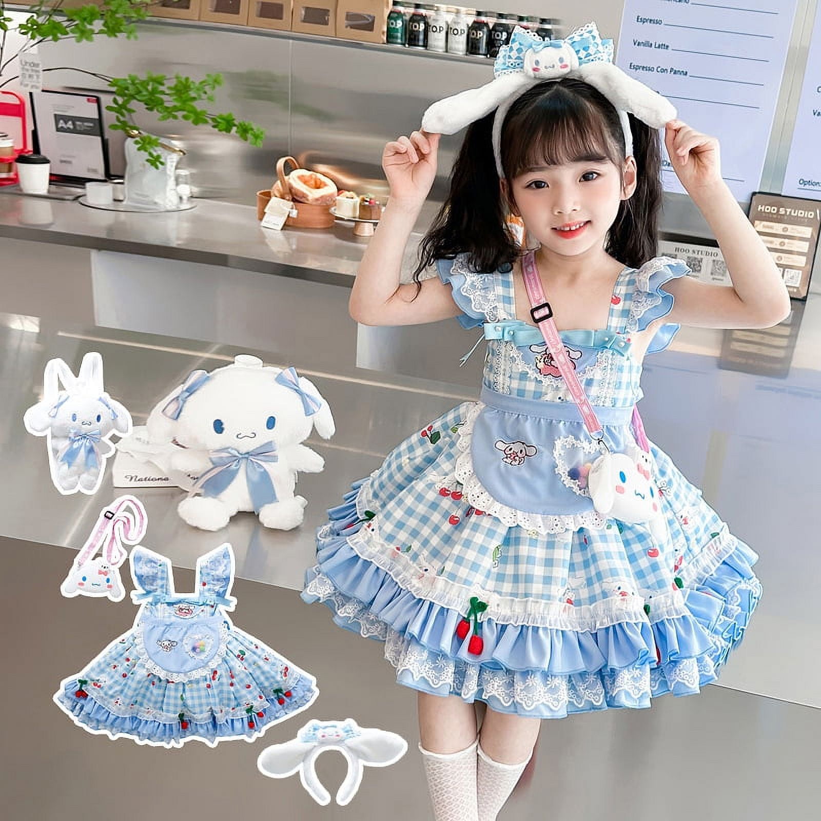 Kawaii Cinnamoroll My Melody Children Dress Cartoon Anime Lolita ...