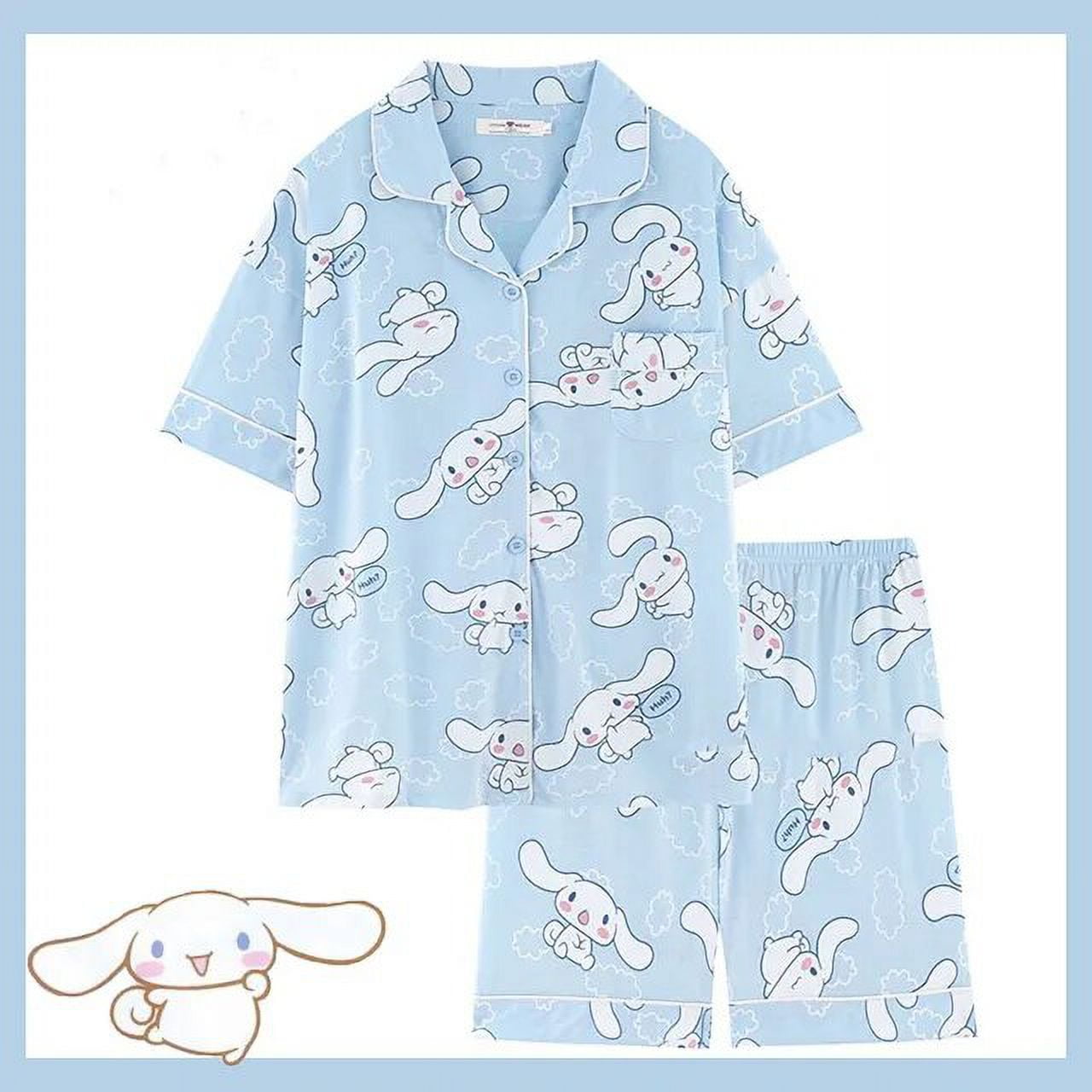 Kawaii Cinnamoroll My Melody Kuromi New Spring Autumn Pajamas Women ...