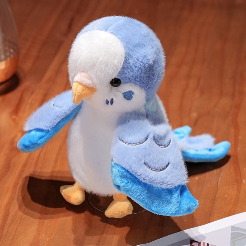 Kawaii Cockatiel Budgerigar Monk Parakeet Hand Puppet Bird Soft Stuffed ...